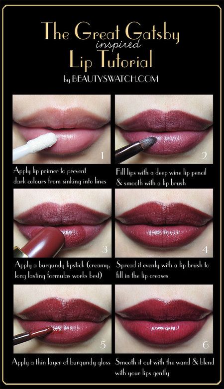 20s Makeup: Popular Lipstick Color - Vintage-Retro