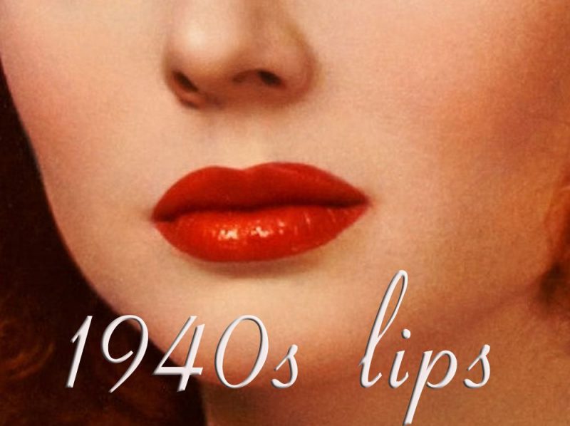 1940s Makeup Fashion: Red Color Lipstick Won the Hearts of the Many ...