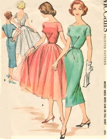 How to Make a 1950s Dress Pattern on Your Own - Vintage-Retro