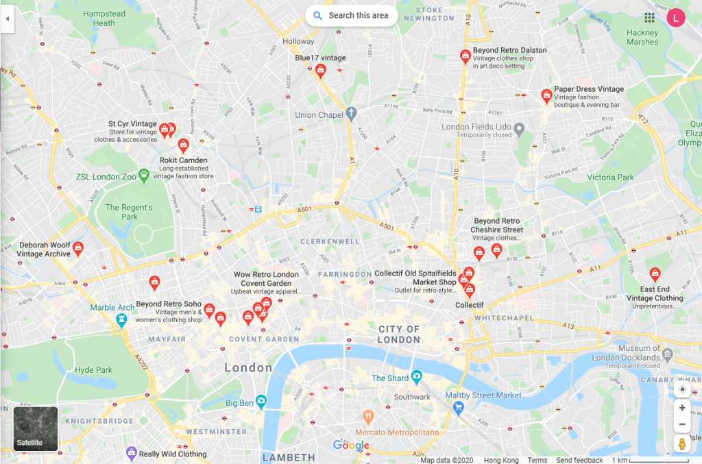 Guide to Vintage Stores in London - Summer Bank Holiday Shopping ...