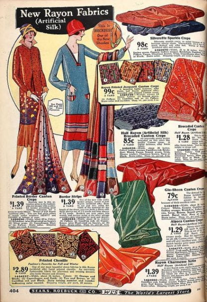 Fabrics & Colors of 1920’s fashions You May Wanna Know - Vintage-Retro