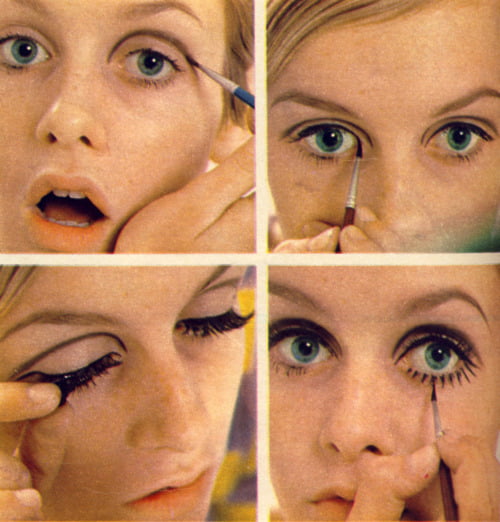 1960s Makeup How To Do Makeup Like Twiggy Vintage Retro