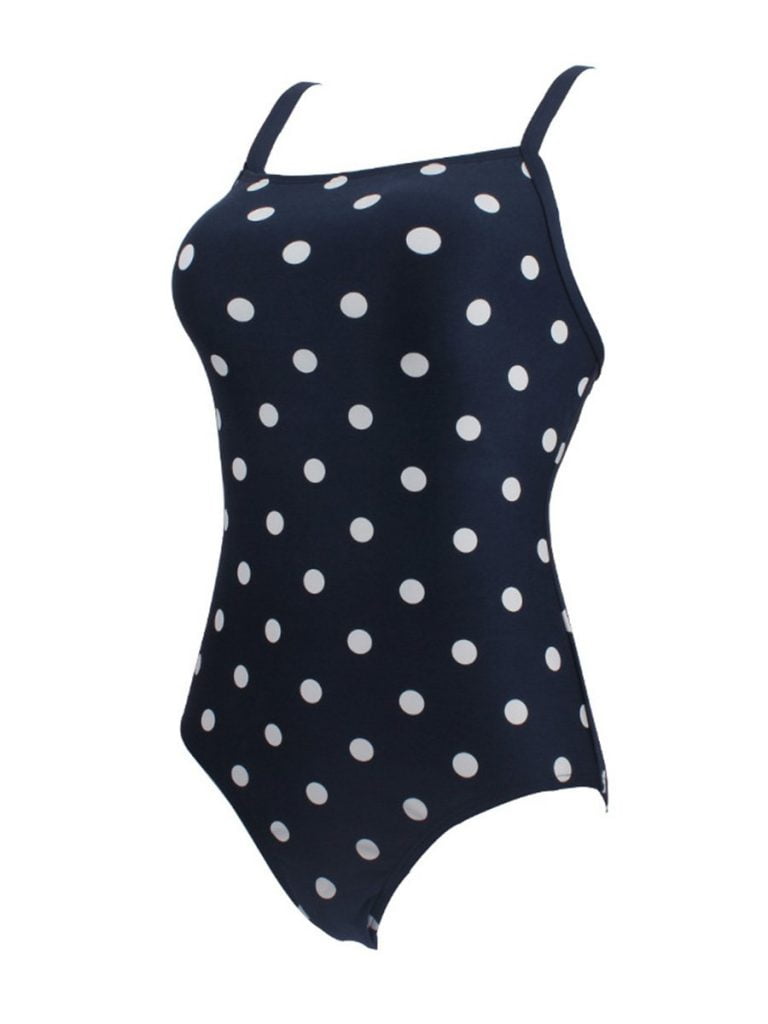 One Piece Swimsuits Polka Dot Vintage Bathing Suit - Vintage-Retro
