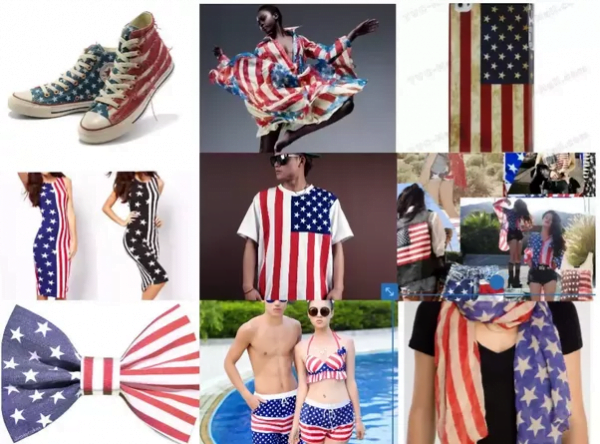 American Flag Day Fashions Show-Patriotic Clothes Guide - Vintage-Retro